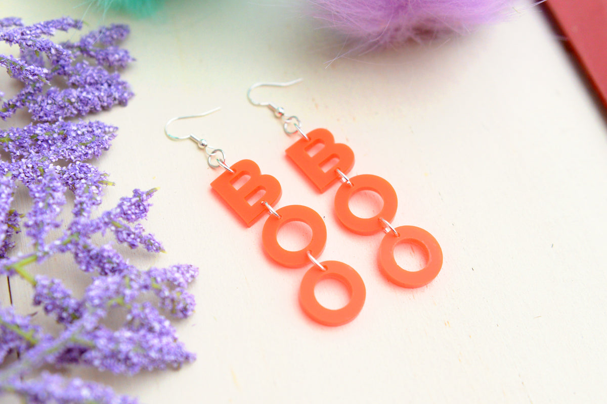 Boo earrings – Sehreen's Art Lab